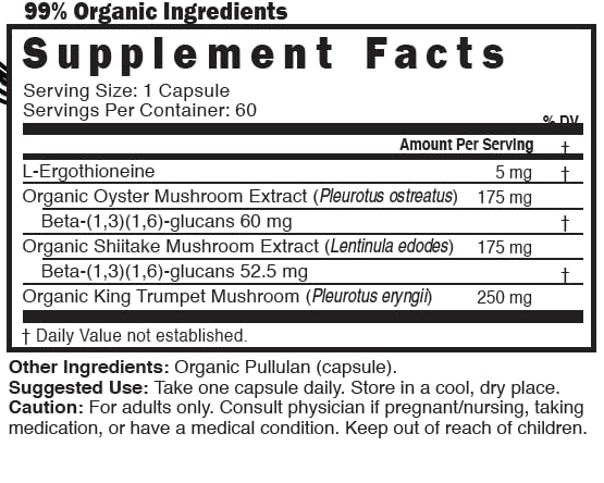 mushroom complex for immune support