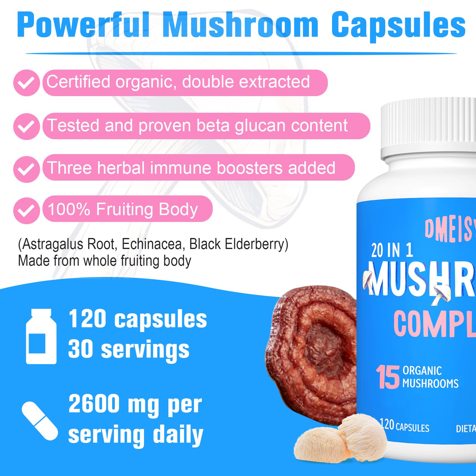 mushroom complex for mental clarity