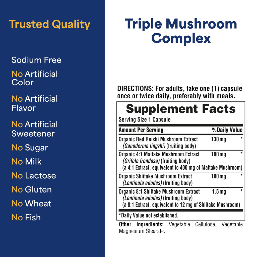 mushroom complex for overall wellness