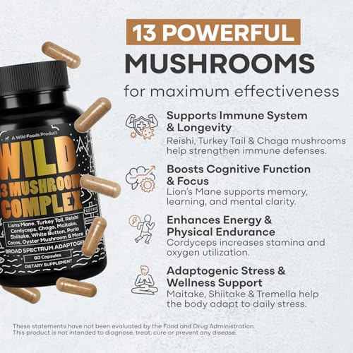 mushroom complex for overall wellness