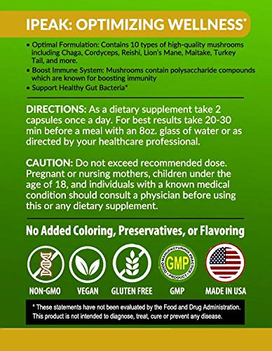mushroom complex for overall wellness
