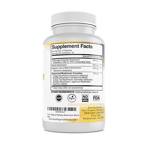 Mushroom Complex herbal supplement benefits
