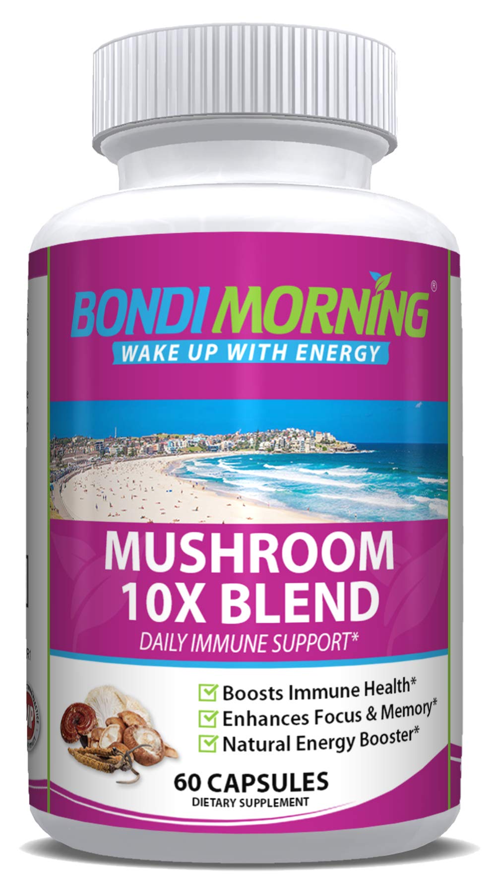 Mushroom complex immune support capsules