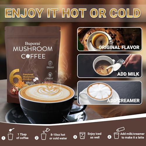 mushroom complex supplement drink