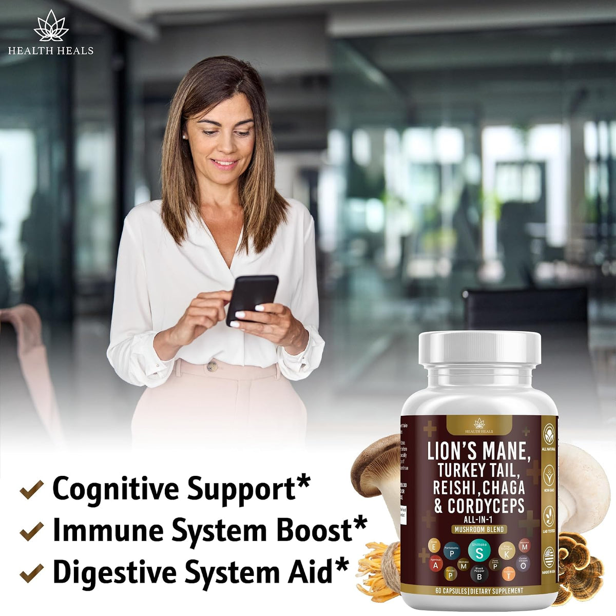 mushroom complex supplement for immunity