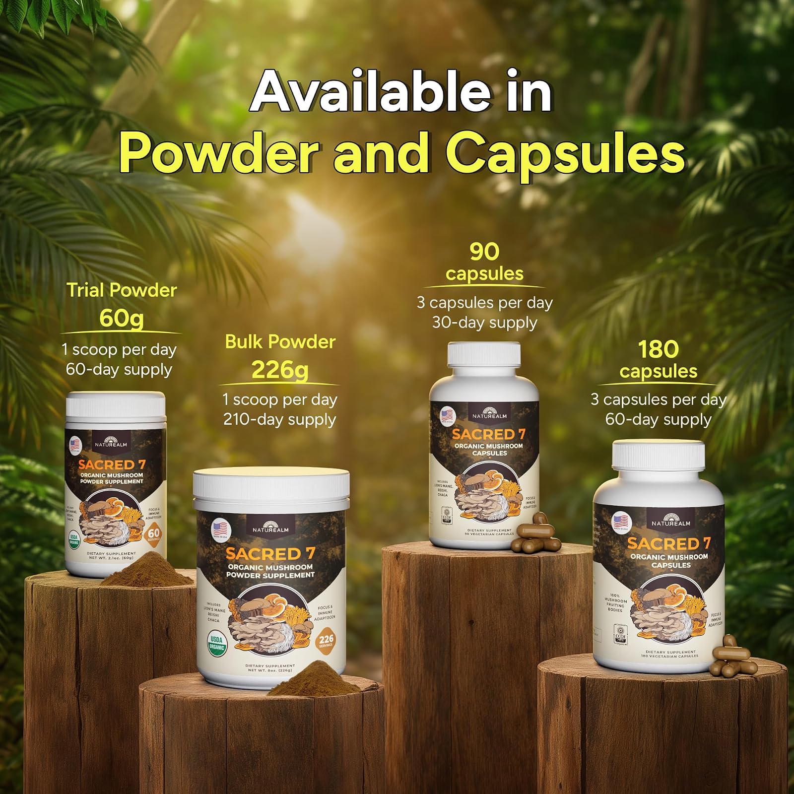 mushroom complex supplement for overall health