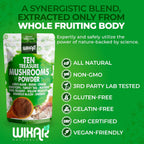Mushroom complex supplement for vitality