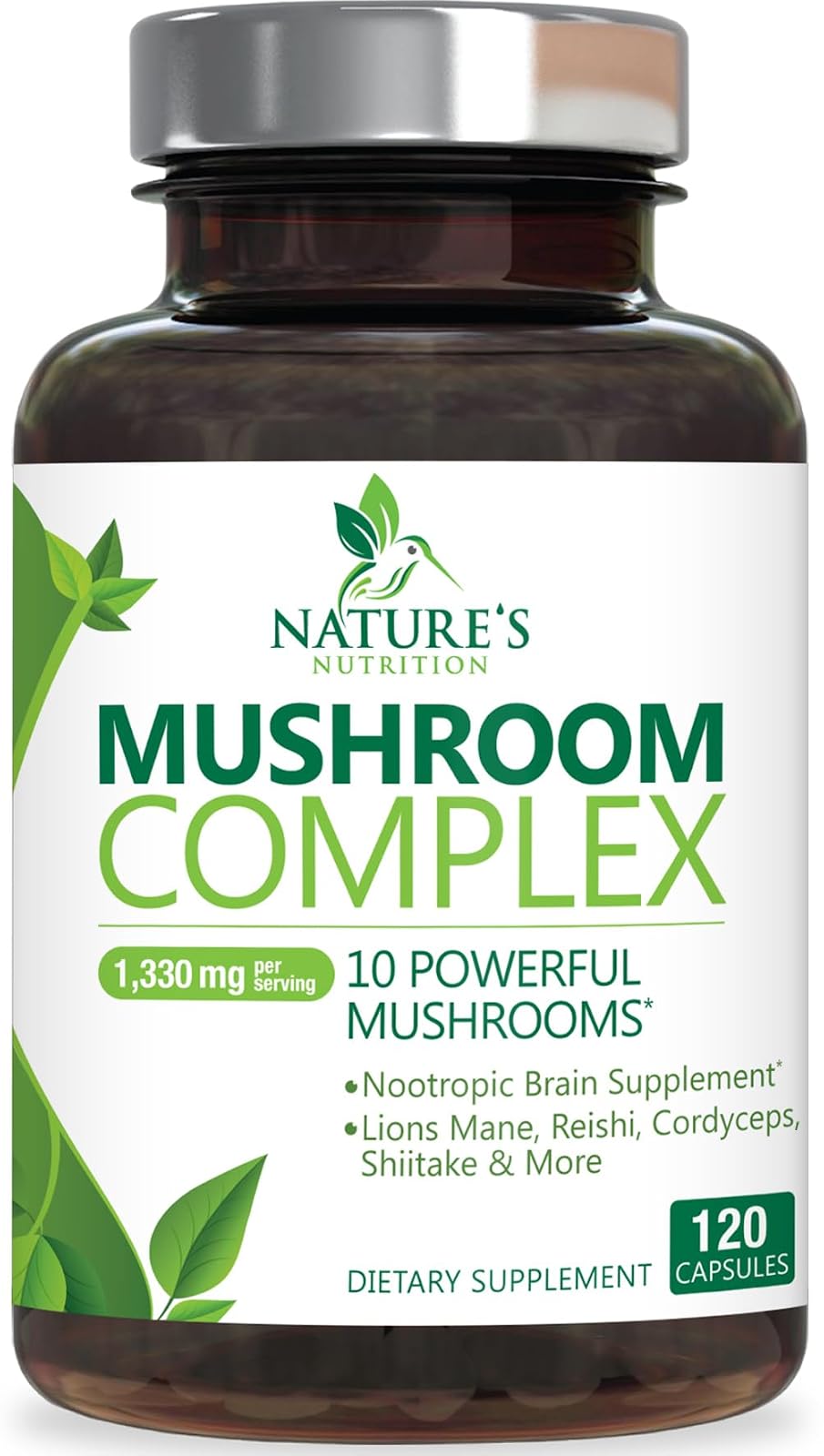Mushroom complex supplement for wellness
