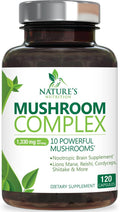 Mushroom complex supplement for wellness