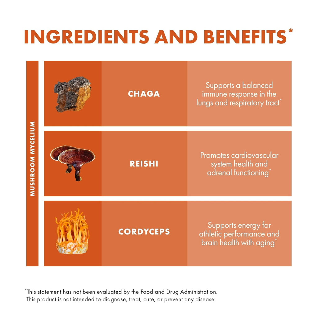 mushroom complex supplement for wellness