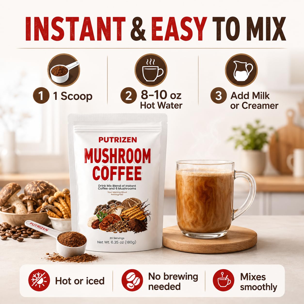 mushroom complex supplement for wellness