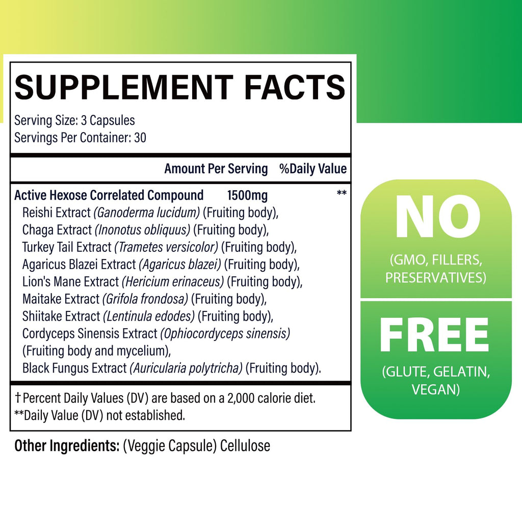 mushroom complex supplement for wellness