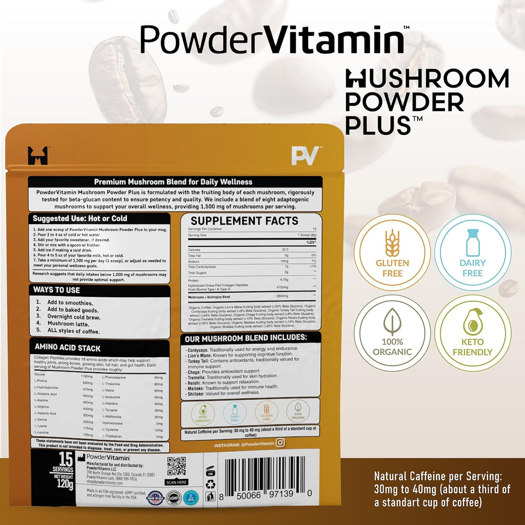 mushroom complex supplement for wellness