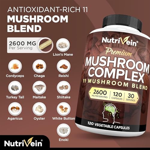 Mushroom complex supports mental clarity
