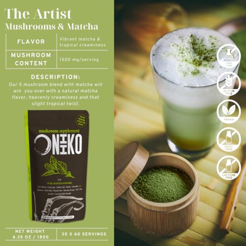 Mushroom drink for relaxation