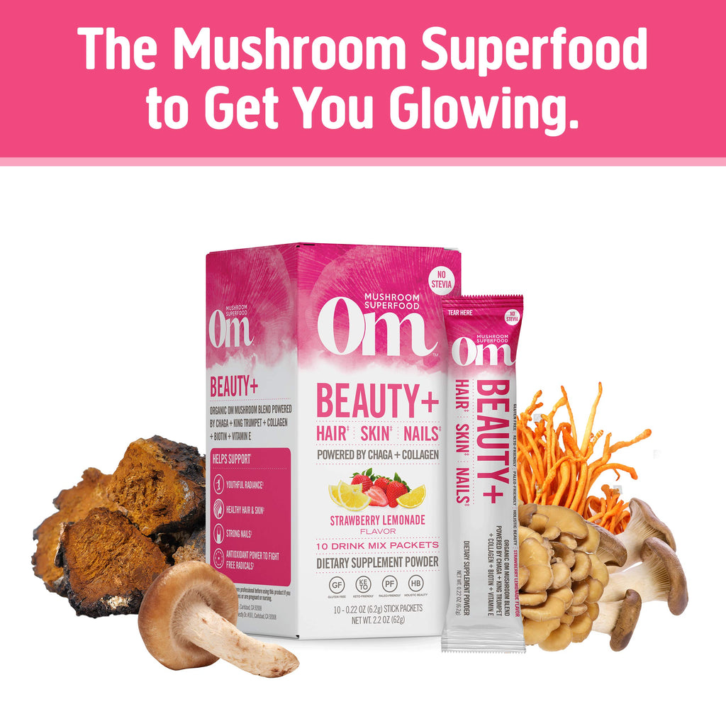 mushroom drink mix for skin