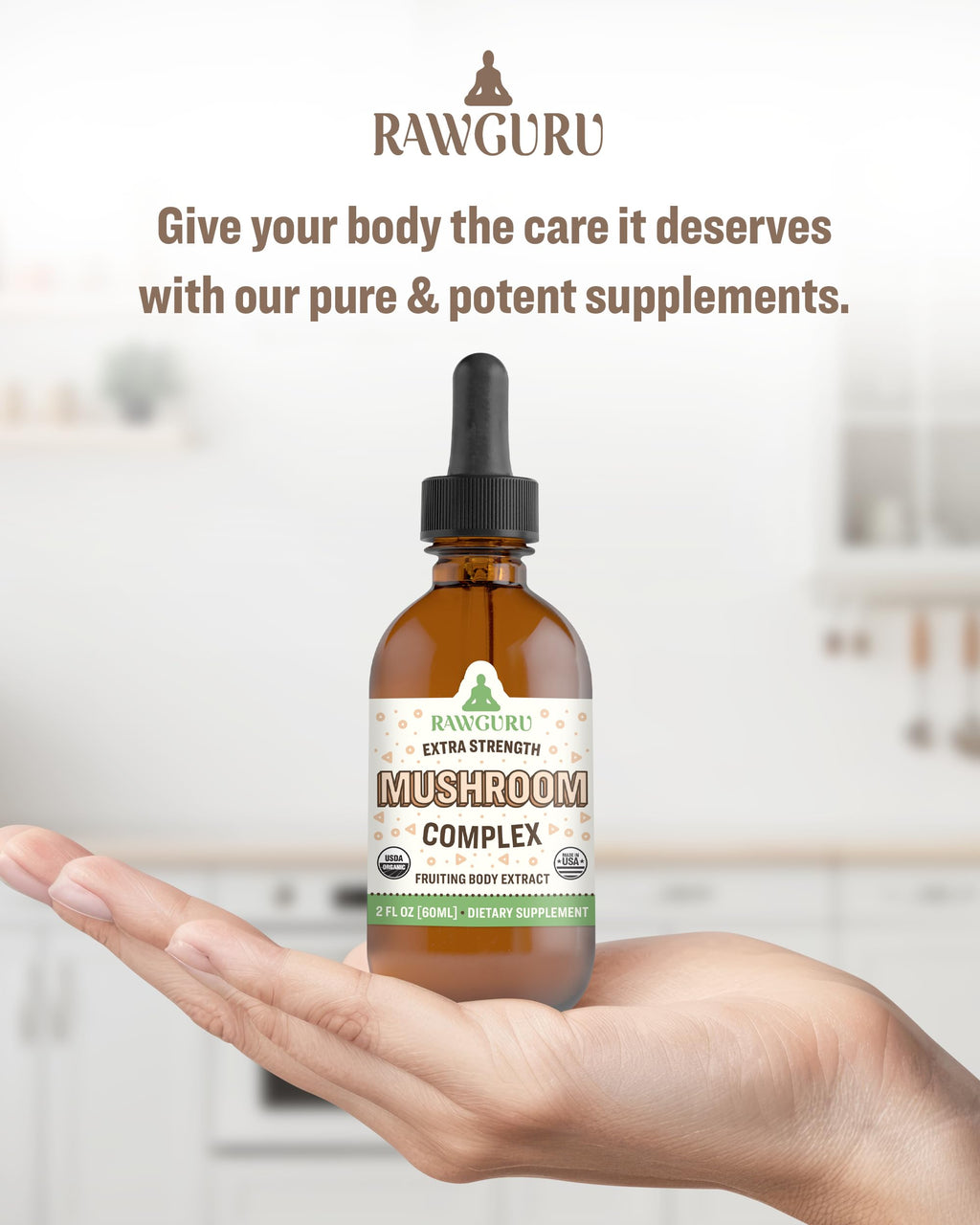 mushroom drops for a healthy lifestyle