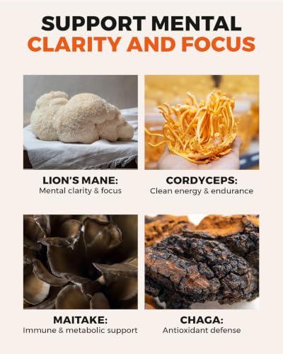 Mushroom drops for balanced energy