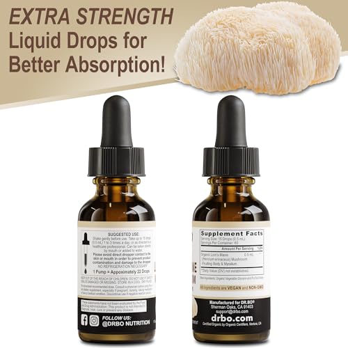Mushroom drops for daily wellness