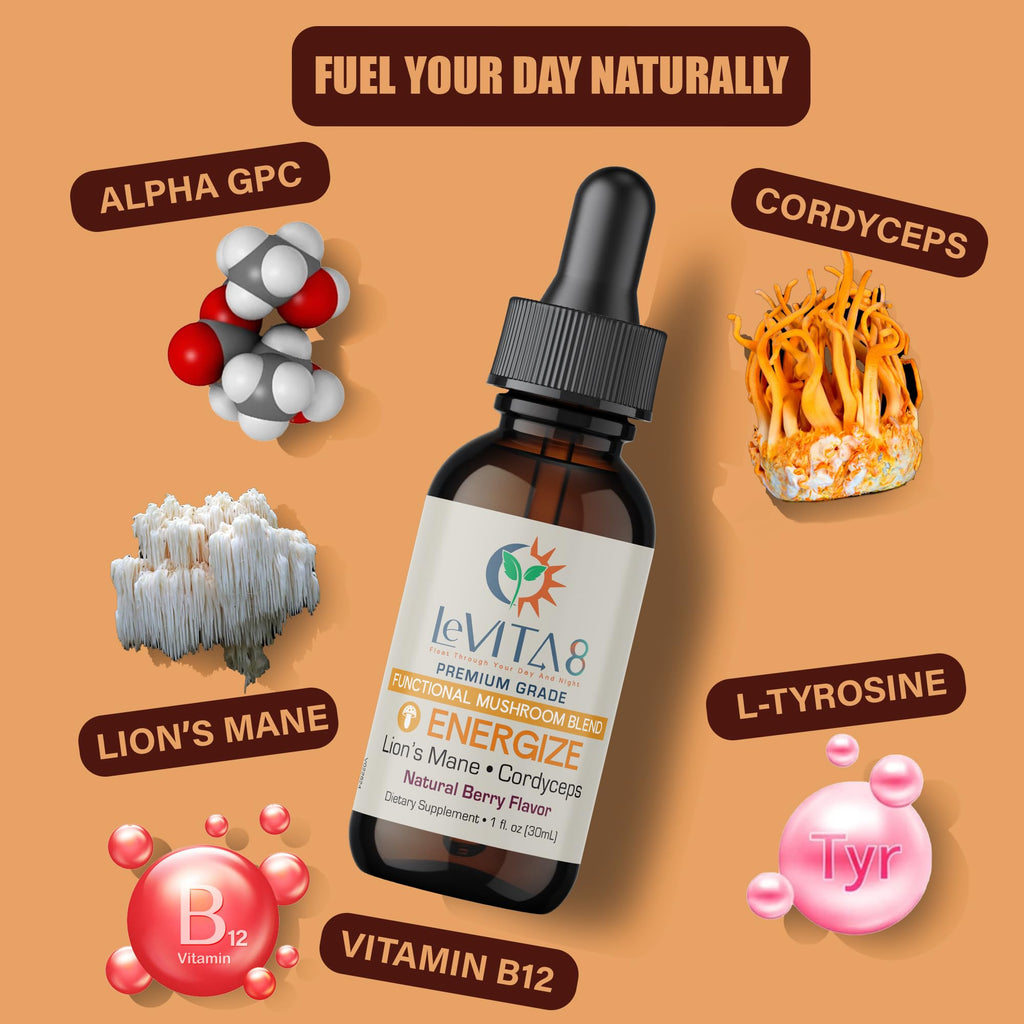 mushroom drops for energy boost