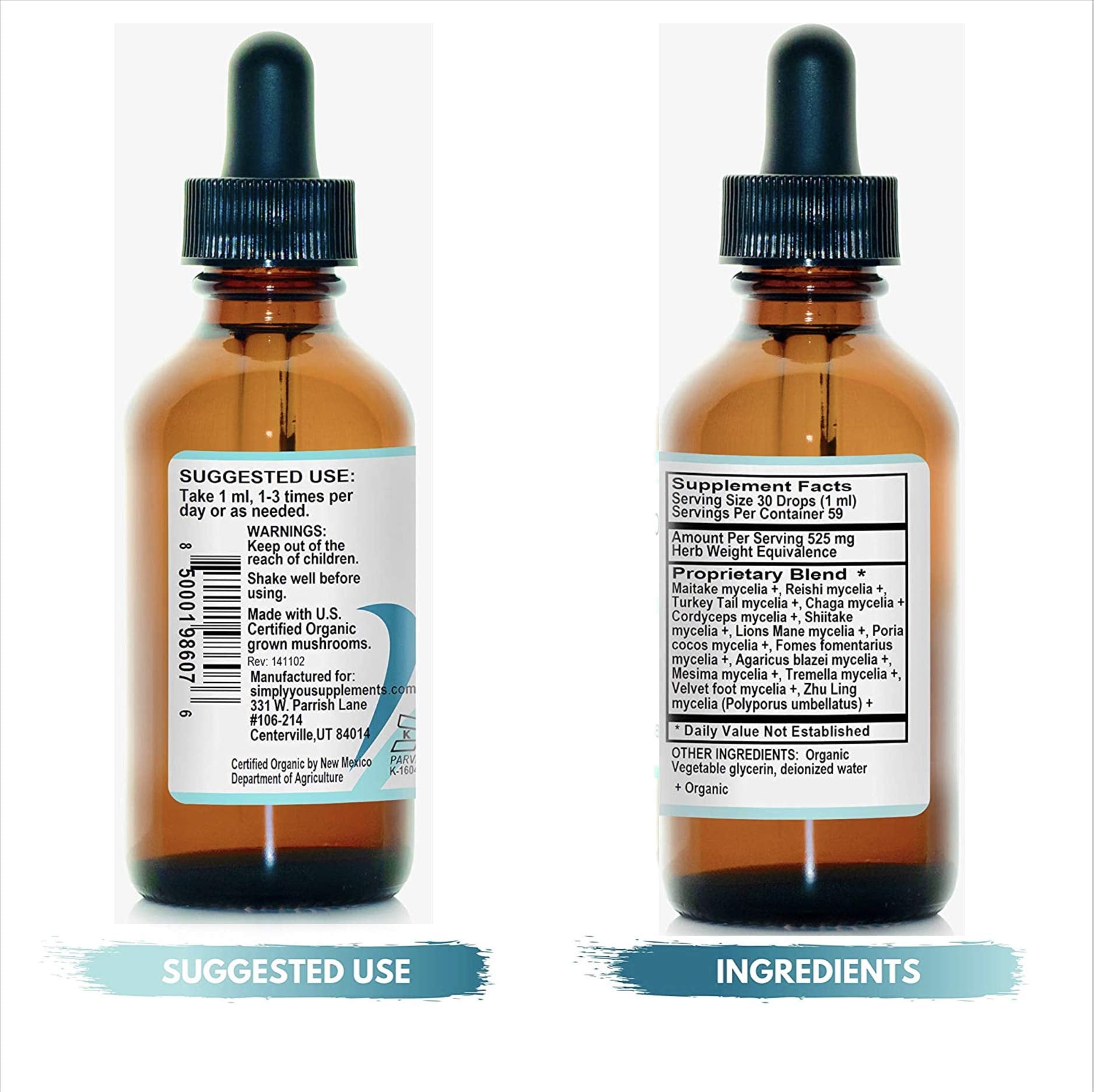 mushroom drops for holistic health