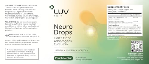 mushroom drops for overall wellness