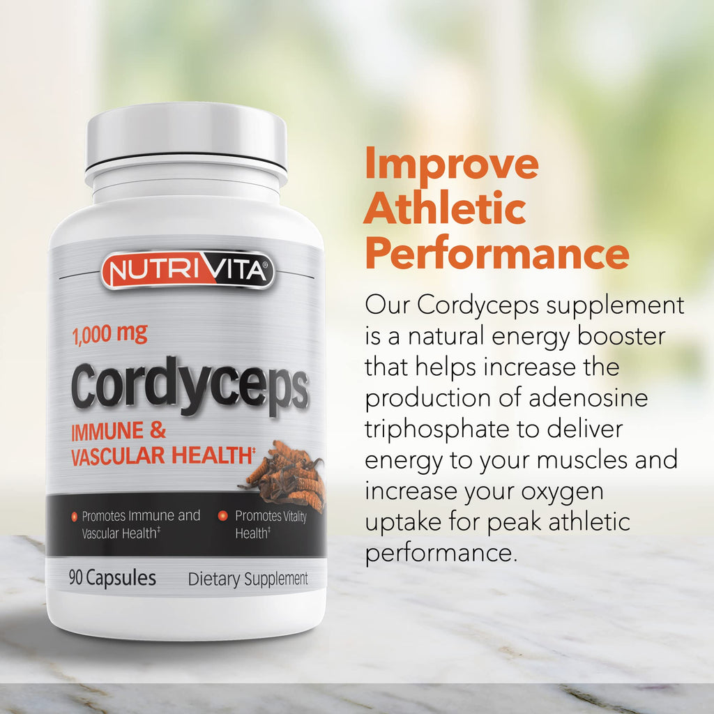 Mushroom energy capsules for athletes