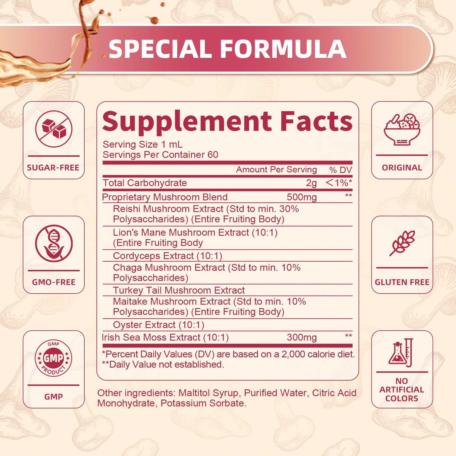 mushroom extract for daily vitality