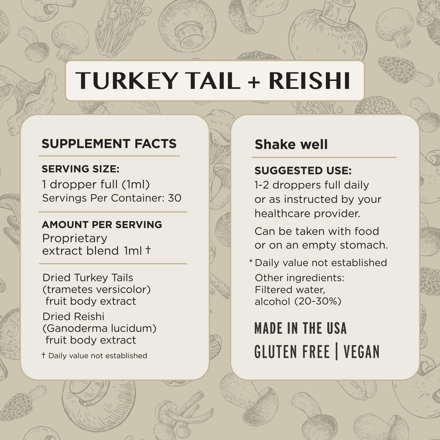Mushroom extract for daily wellness