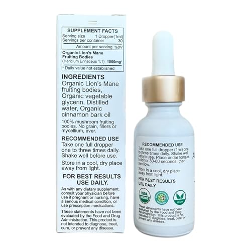 Mushroom extract for improved concentration