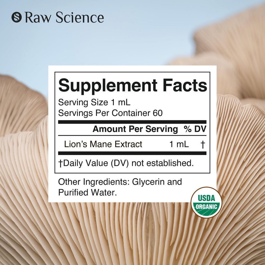 Mushroom extract for improved concentration