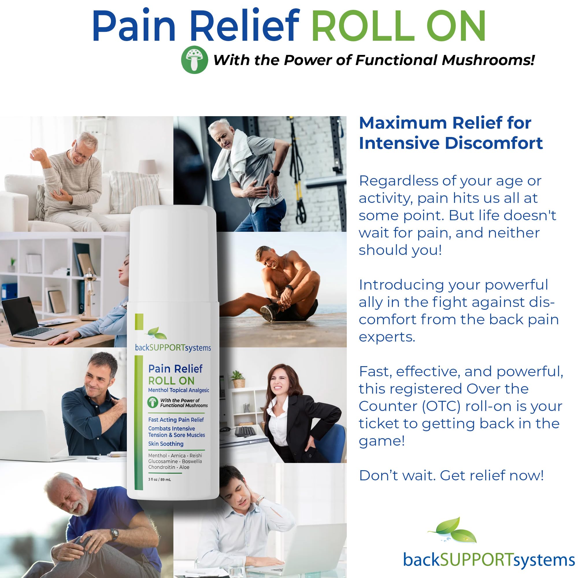 Mushroom extract for joint support