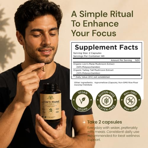 Mushroom extract for memory enhancement