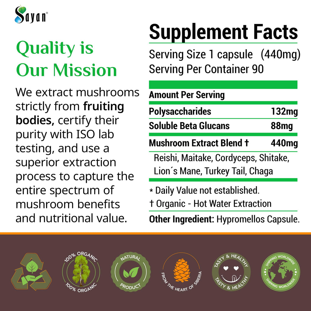 mushroom extract for overall health