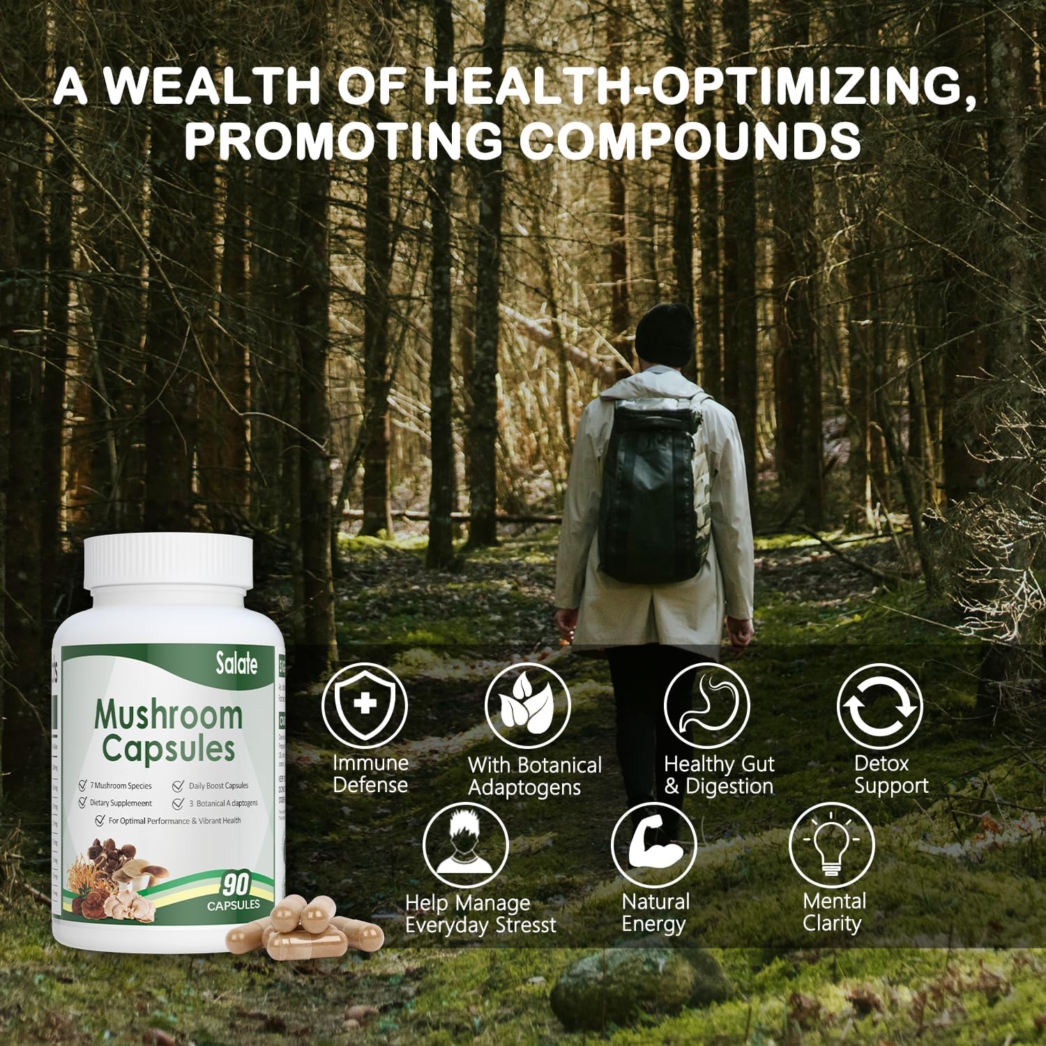 Mushroom extract for overall health