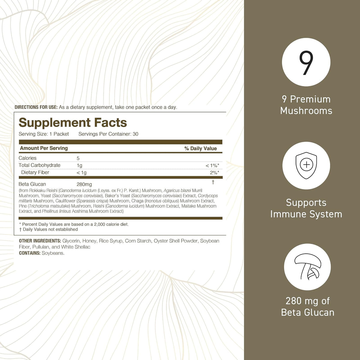 Mushroom extract for stress relief