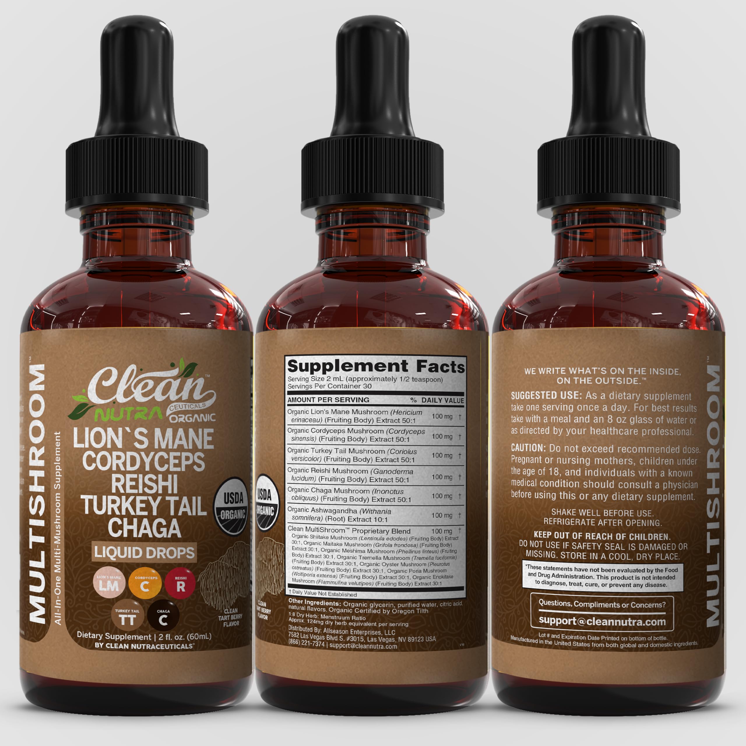 Mushroom extract for vitality