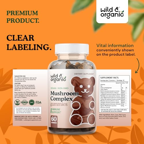 mushroom extract gummies for holistic wellness
