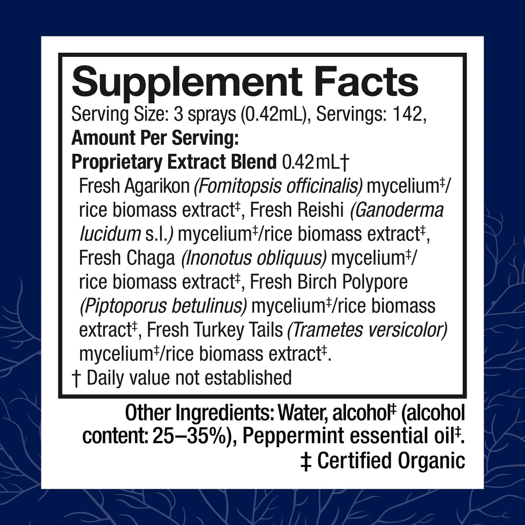 Mushroom extract throat spray benefits