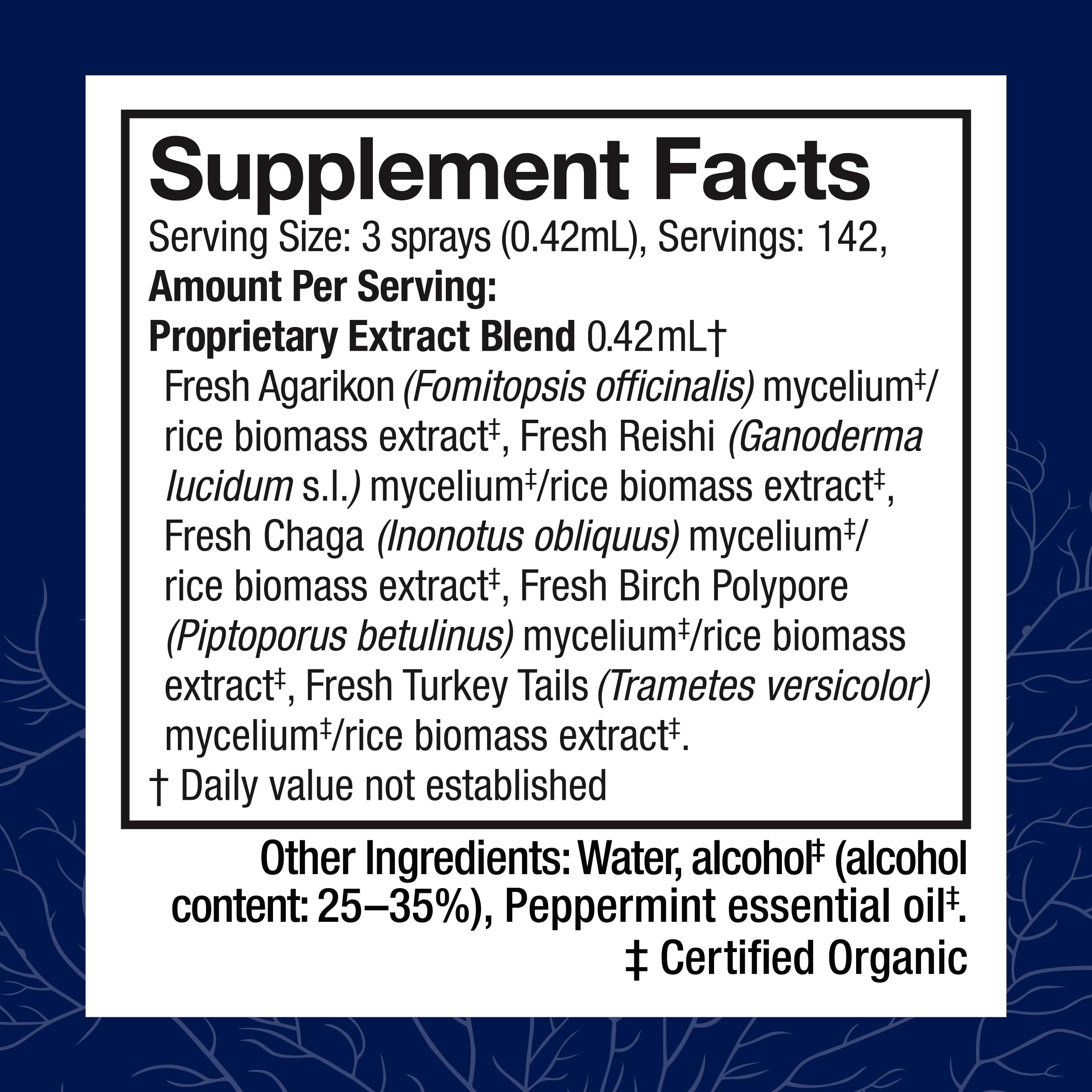 Mushroom extract throat spray benefits
