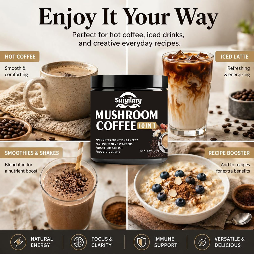 Mushroom extracts for enhanced performance