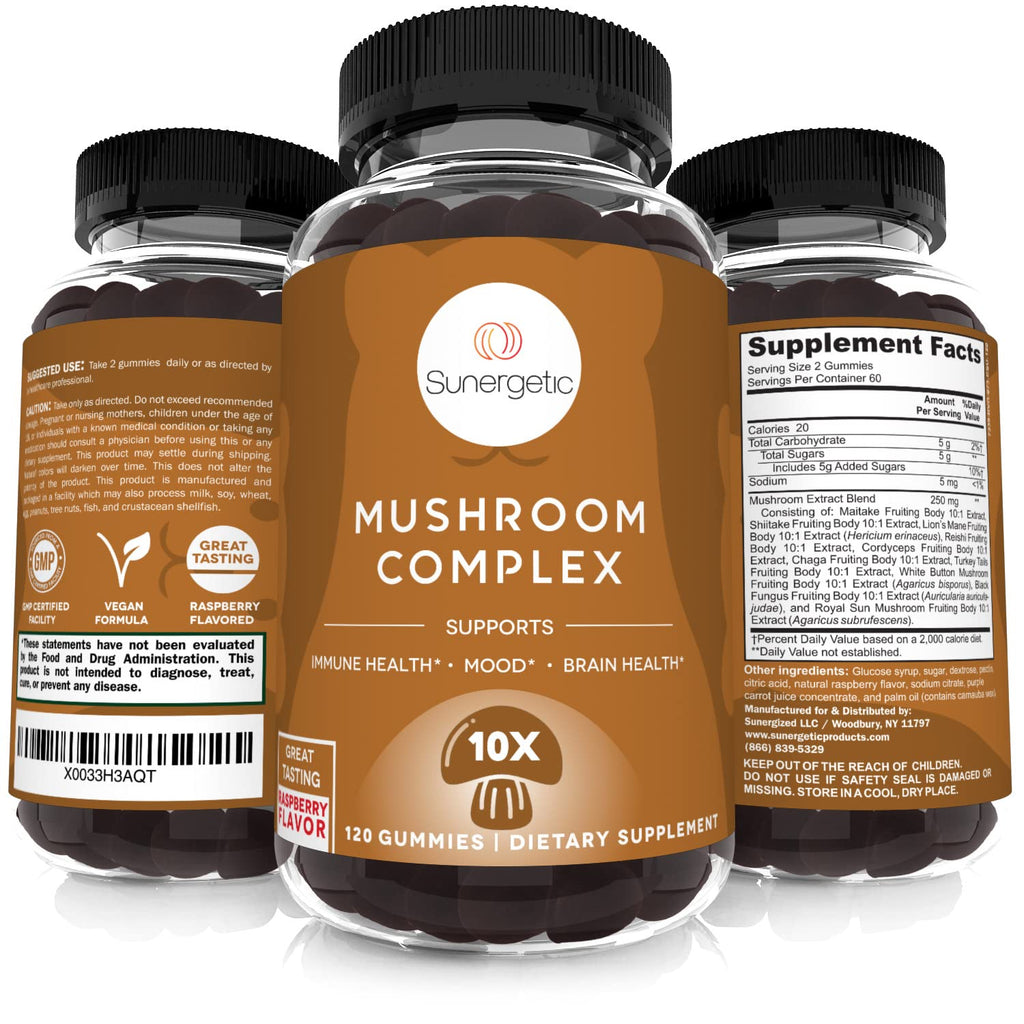 Mushroom gummies for a healthy lifestyle