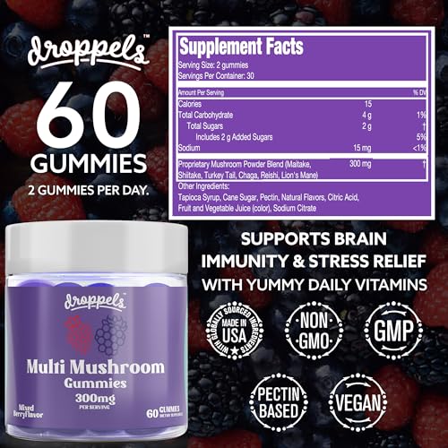 Mushroom gummies for a healthy lifestyle