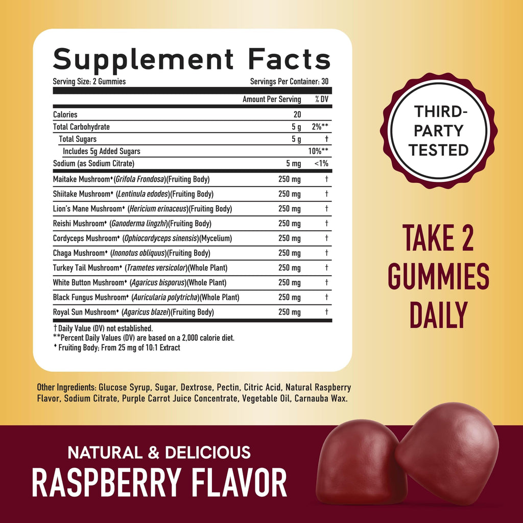 mushroom gummies for adult health