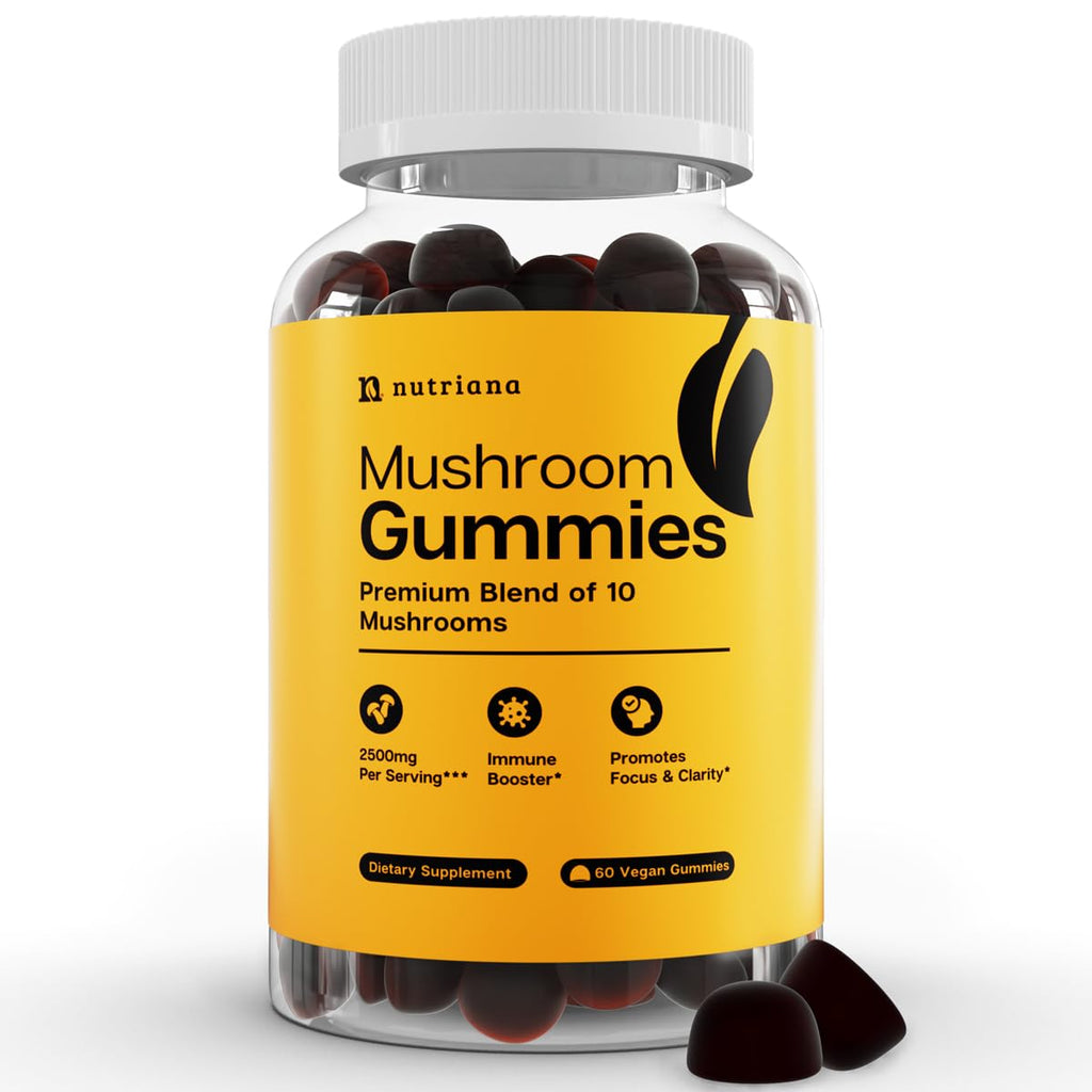 Mushroom gummies for brain health