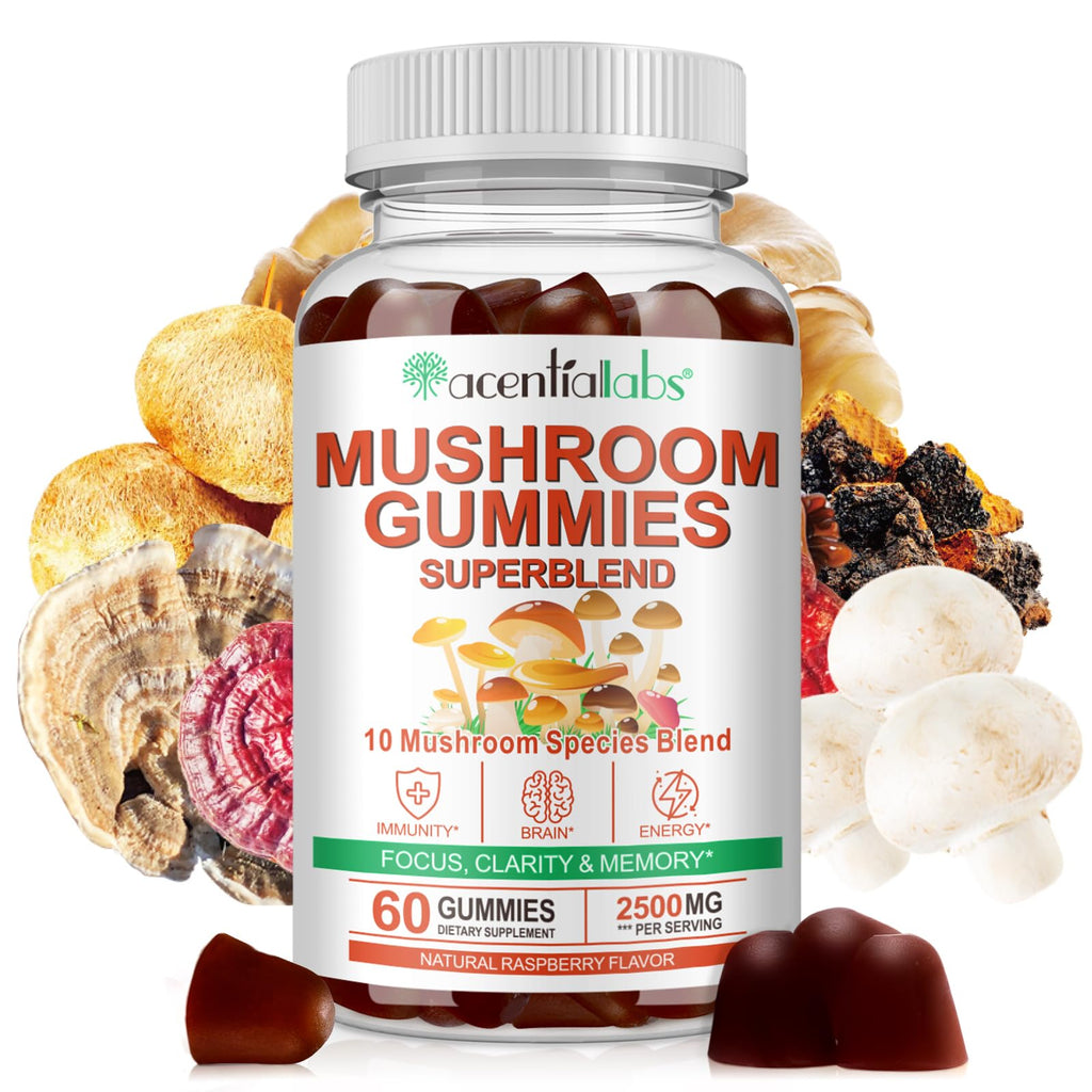 mushroom gummies for brain support