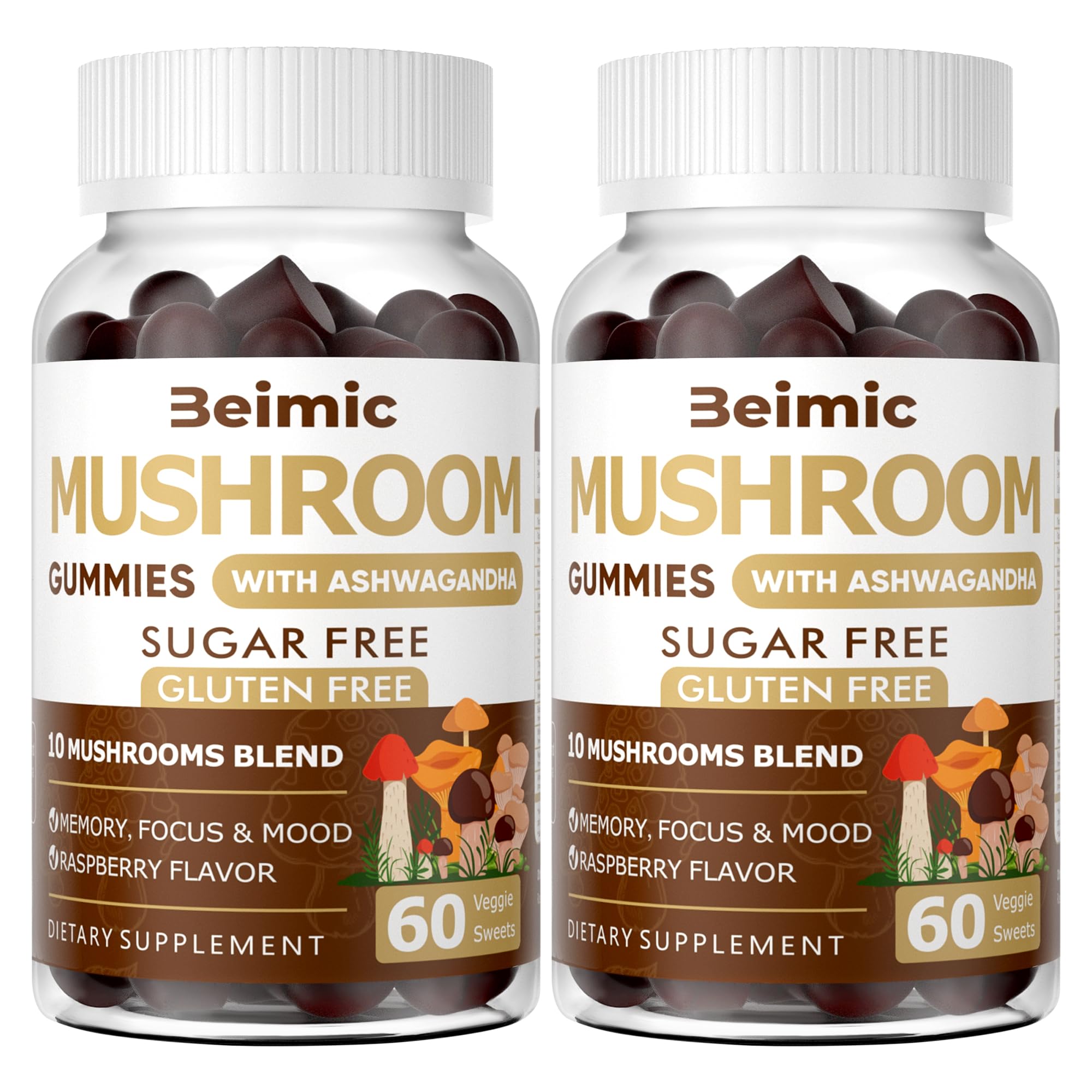 mushroom gummies for brain support