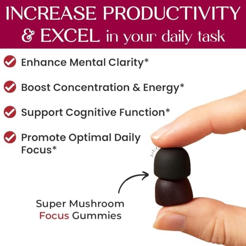 Mushroom gummies for busy lifestyles