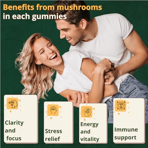 Mushroom gummies for cognitive enhancement