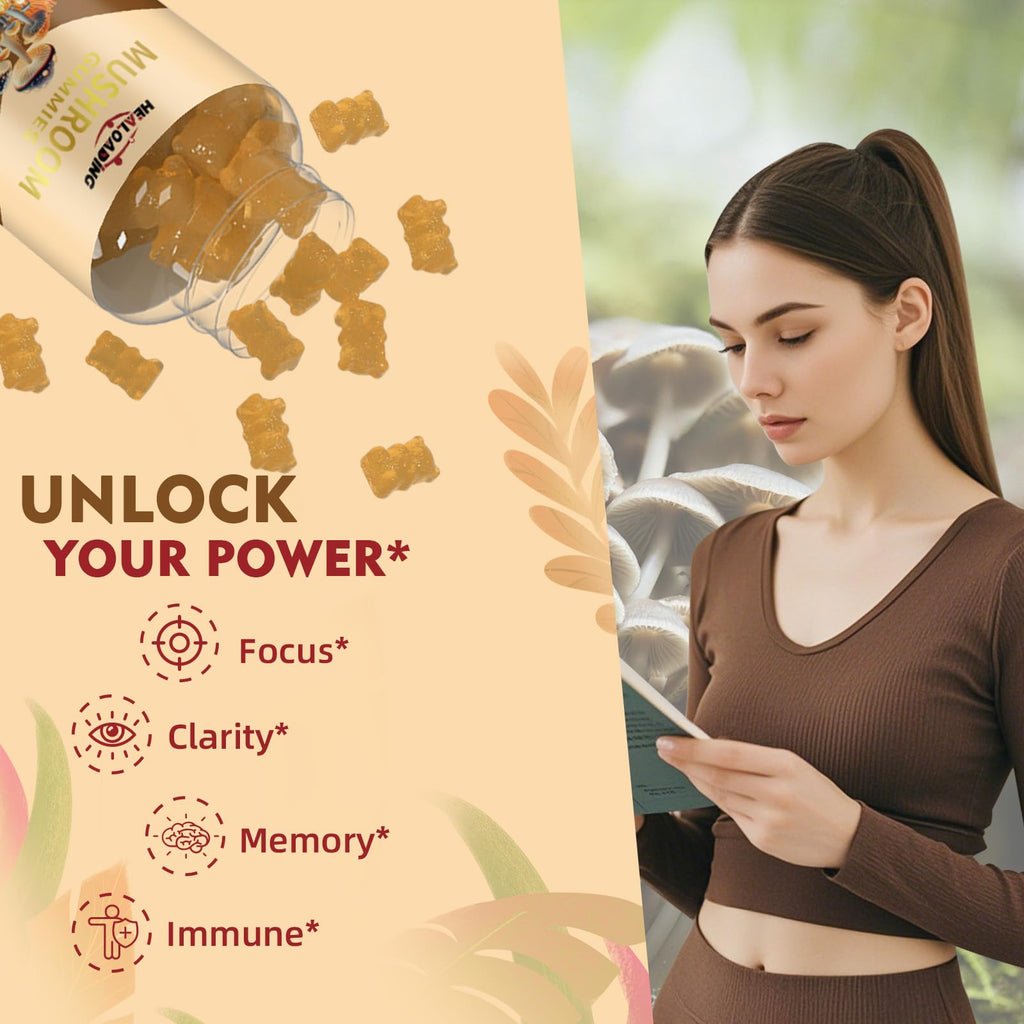 mushroom gummies for cognitive function
